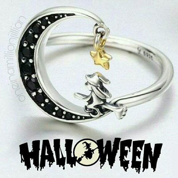 Jewelry | Sterling Silver Cz Festive Halloween Ring | Poshmark